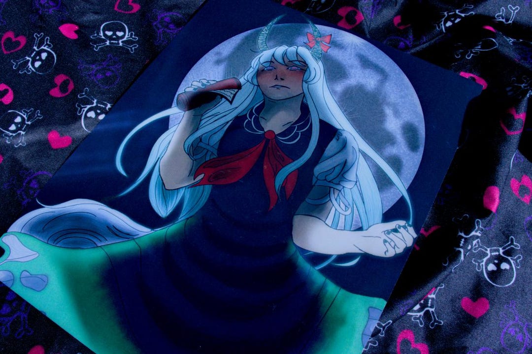 History Eater Touhou Prohect| A4 Print - Etsy