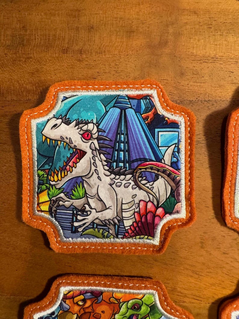 Jurassic World Dinosaur Coaster Set, Table Coaster, Housewarming Gift ...