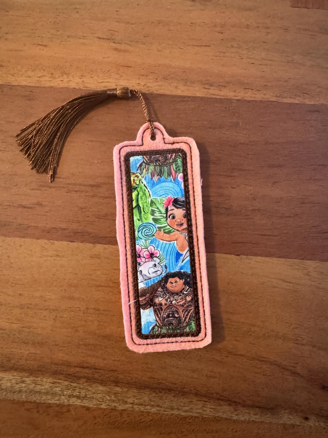 Moana Maui Disney Fabric Bookmark Cute Bookish Merch Gift for Reader ...