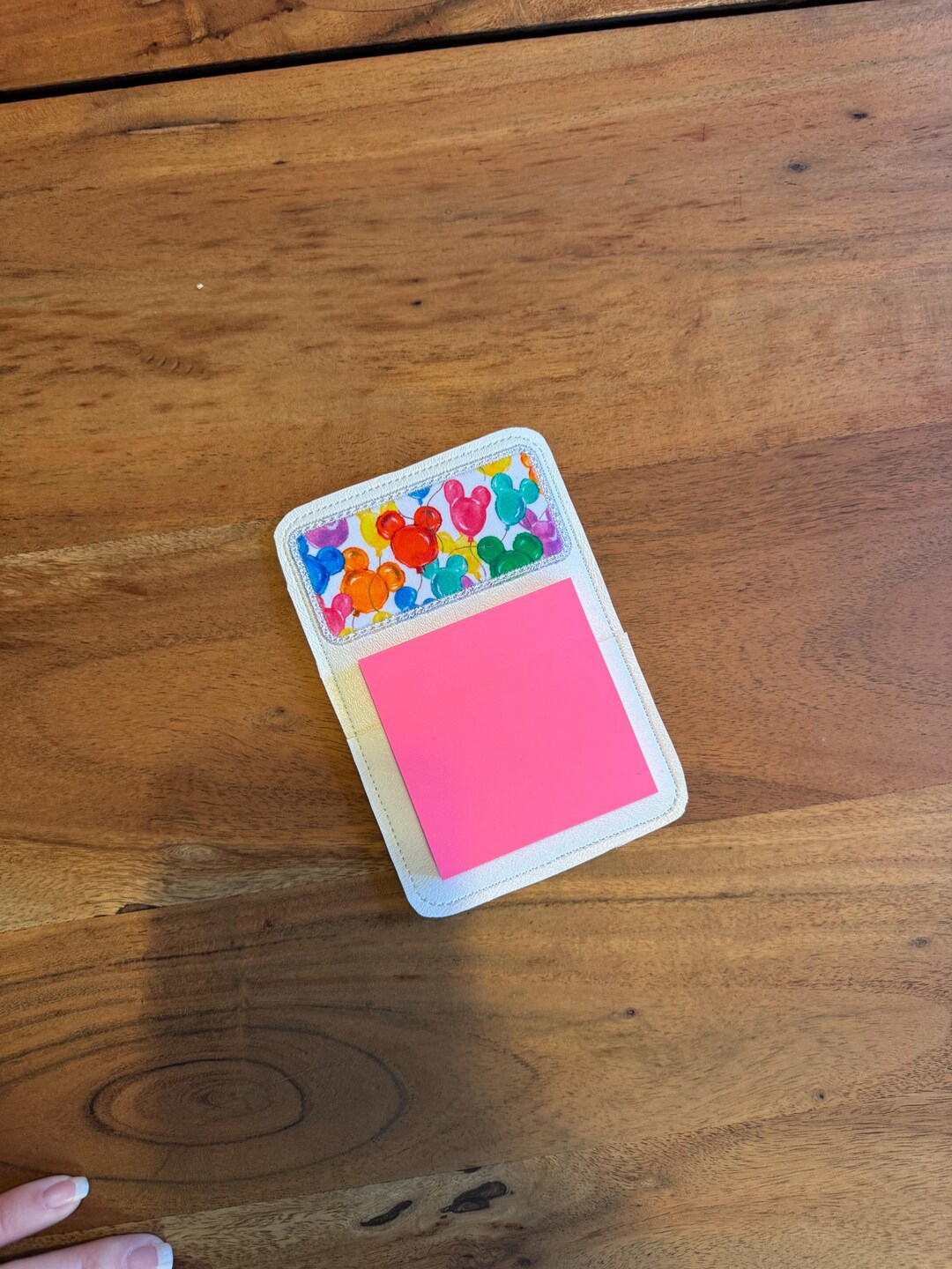 Mickey Balloon Disneyland Disneyworld Post It Notepad Holder, Office ...