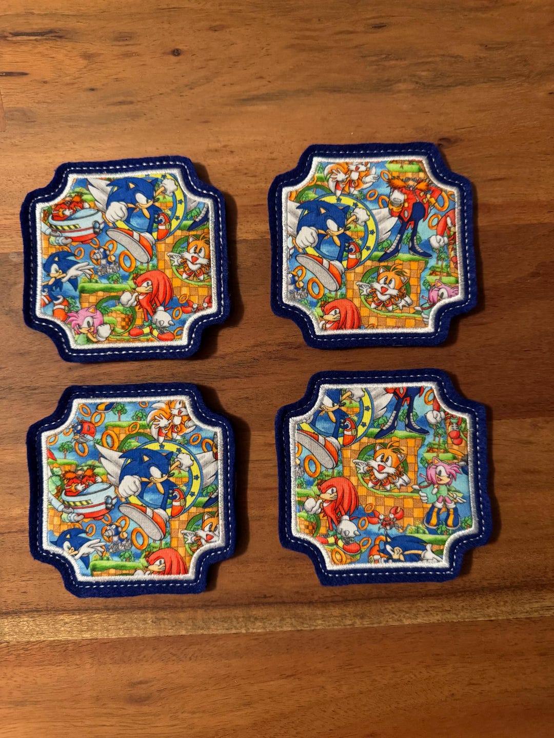 Sonic the Hedgehog Coaster Set, Housewarming Gift for Gamer, Her, Him ...