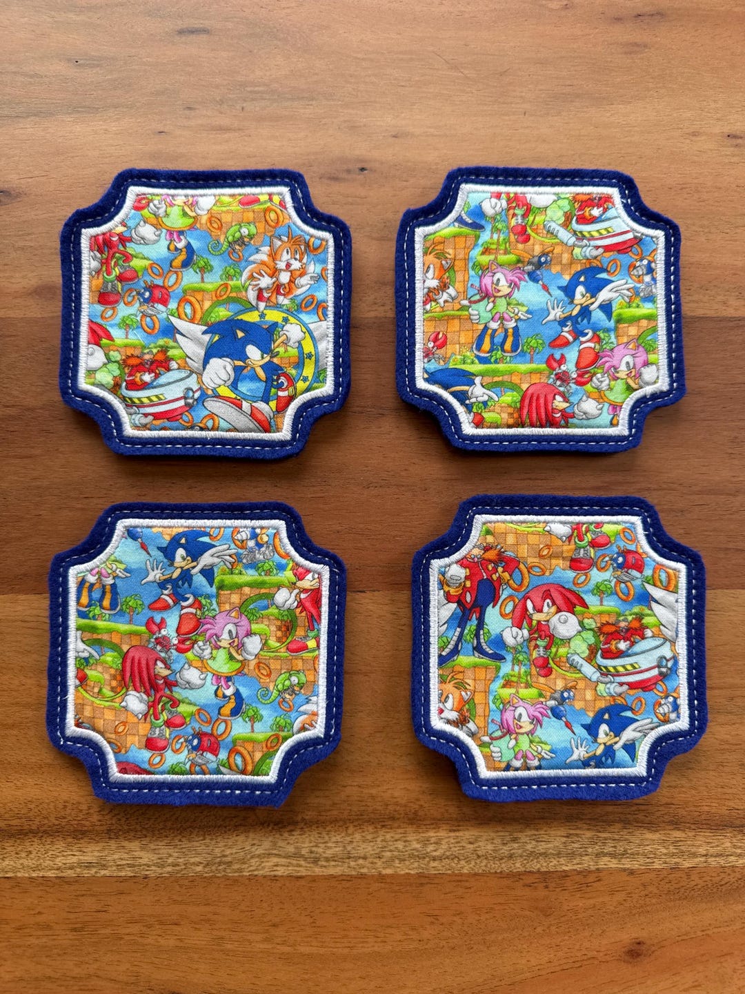 Sonic the Hedgehog Coaster Set, Housewarming Gift for Gamer, Her, Him ...