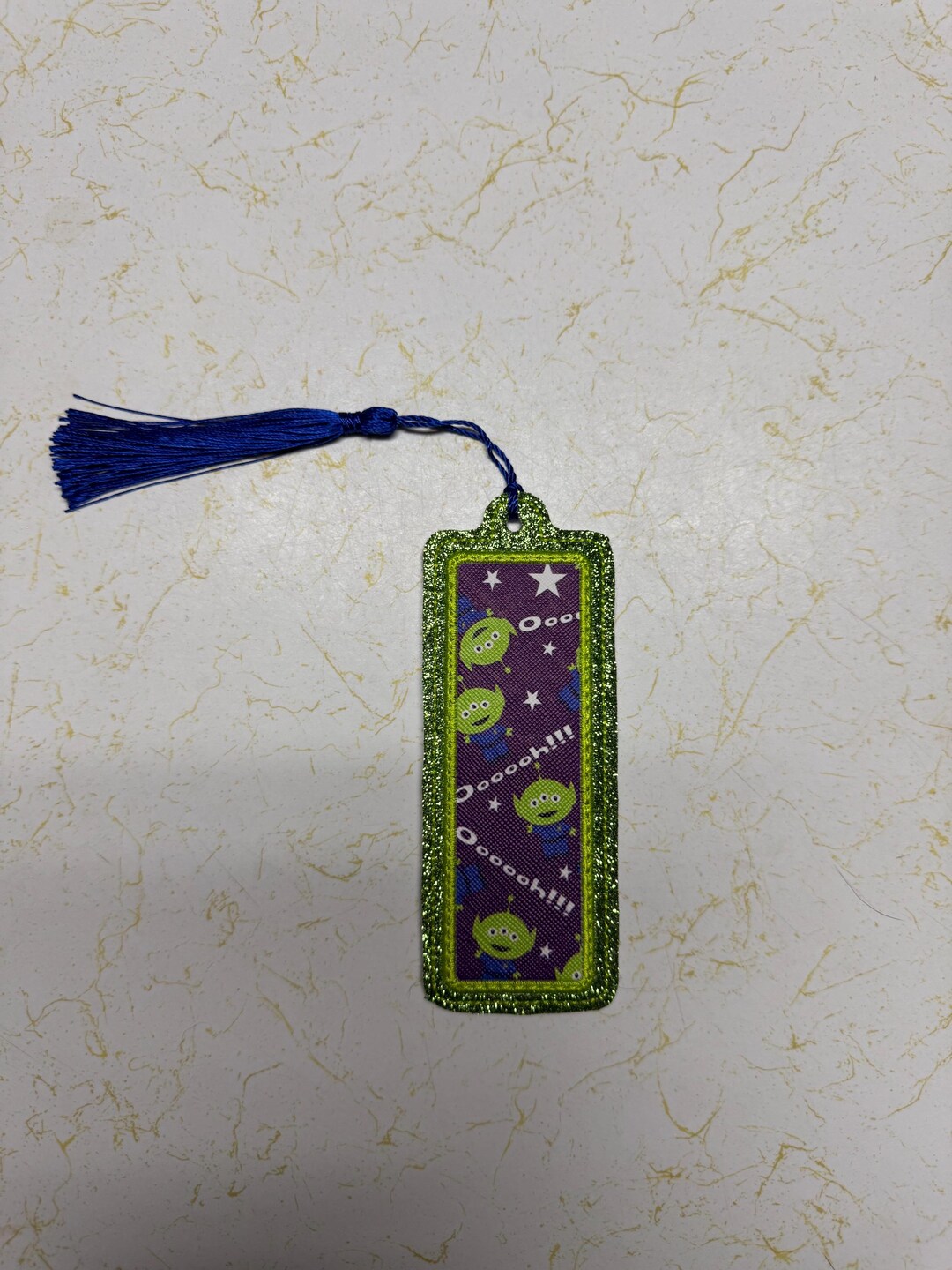 Little Green Alien Disney Pixar Fabric Bookmark Cute Bookish Merch Gift ...