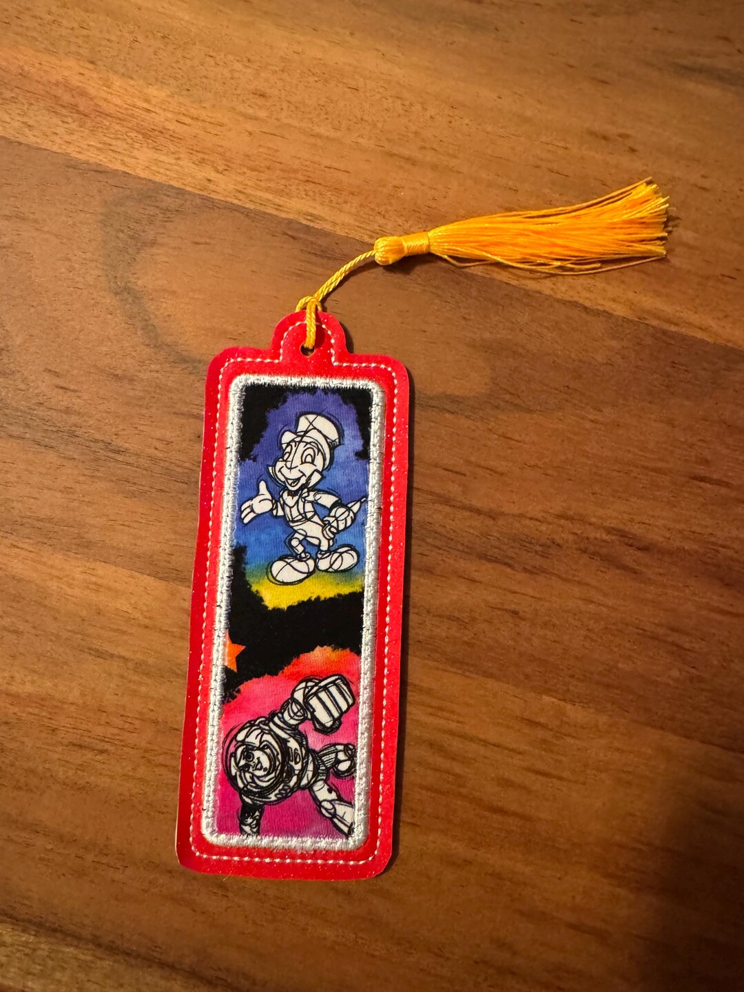 Jiminy Cricket Buzz Lightyear Disney Fabric Bookmark Cute Bookish Merch ...