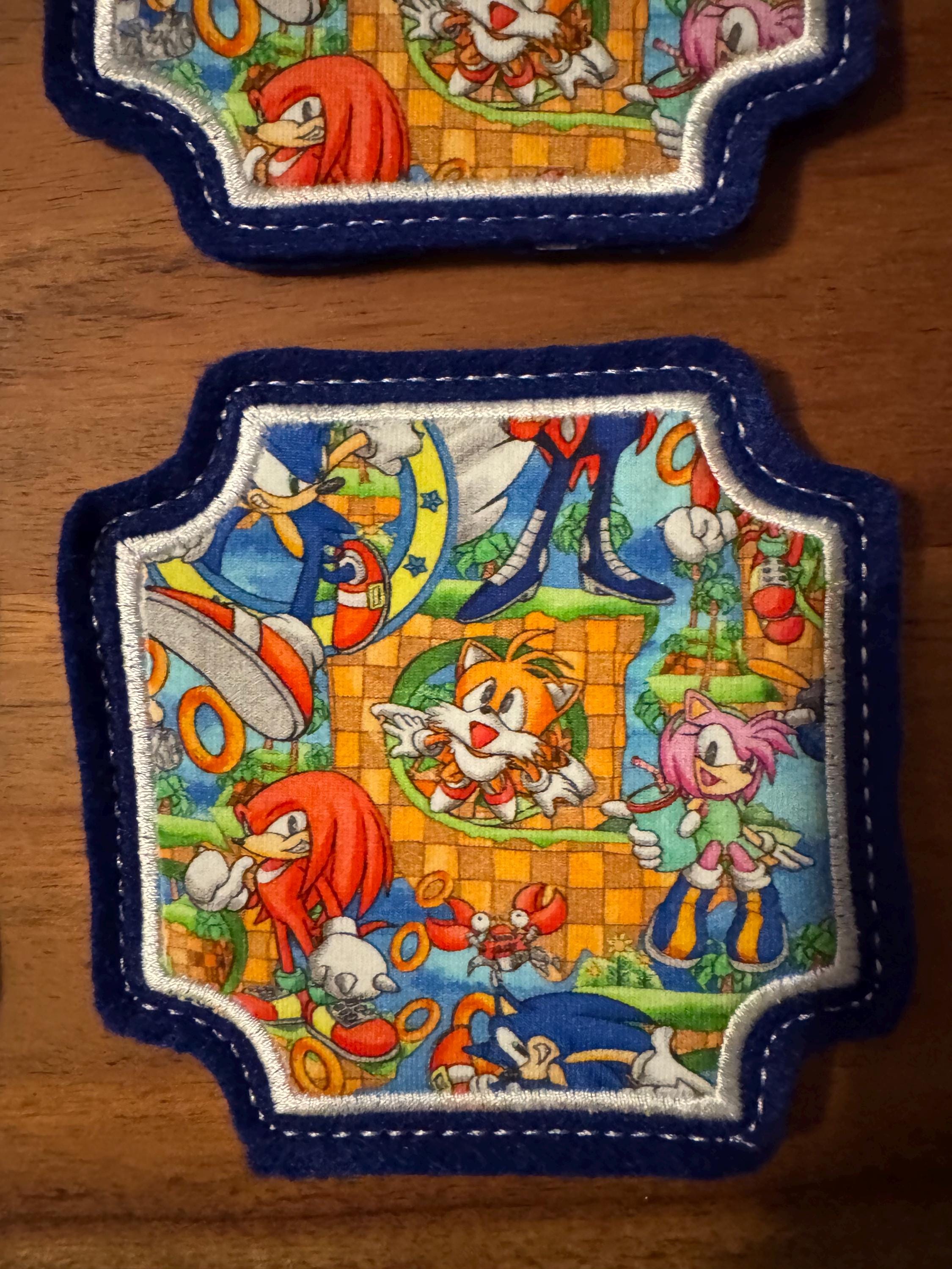 Sonic the Hedgehog Coaster Set, Housewarming Gift for Gamer, Her, Him ...