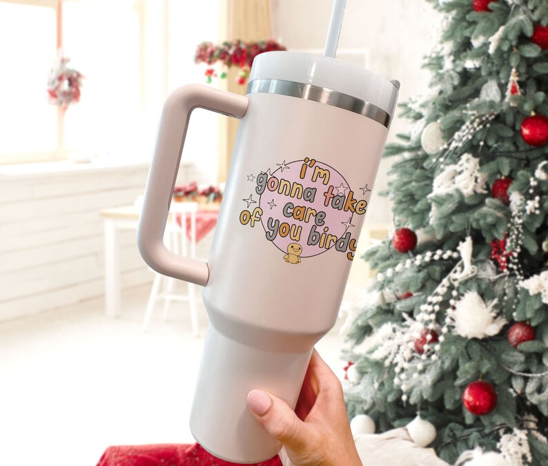 Hey Birdy, It's Okay Birdy 40oz Tumbler, Nanalan Meme, Nanalan Peepo ...