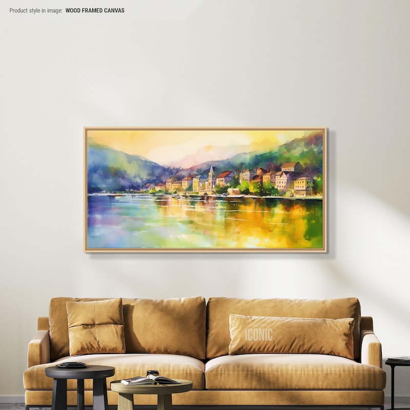 Rhine River Landscape - Etsy