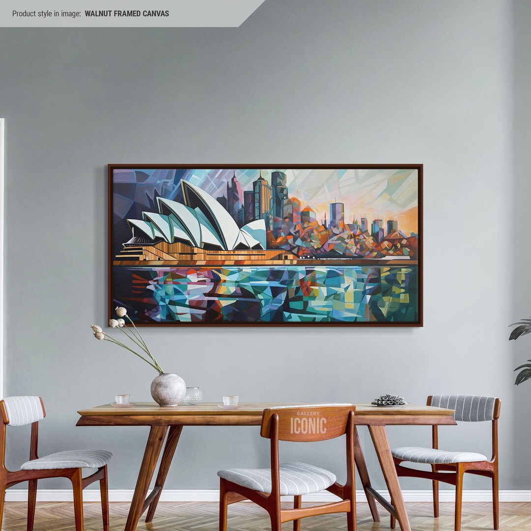 Sydney Opera House Canvas Art | Framed Sydney Wall Art | Large Sydney ...