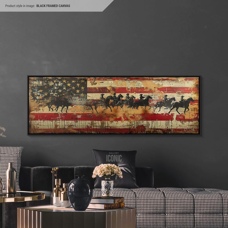 American Flag Wall Art - Etsy