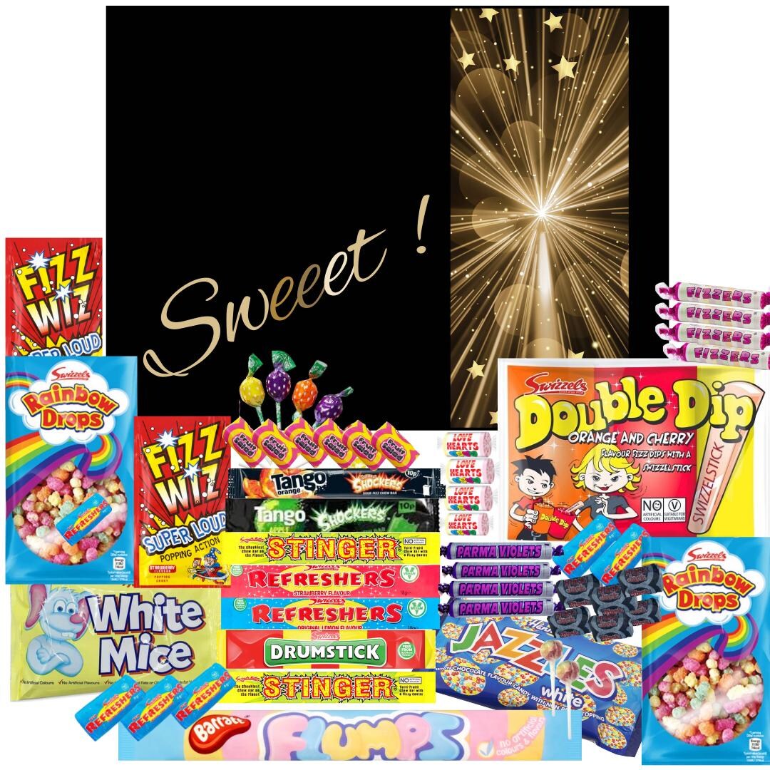 Retro Sweets Gift Box Ultimate Sweet Hamper Selection Box. Packed With ...
