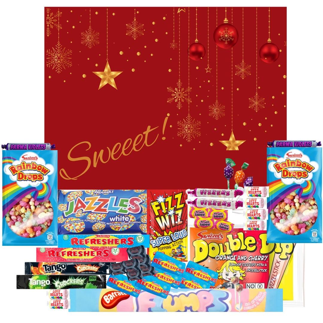 Retro Sweets Gift Box Ultimate Sweet Hamper Selection Box. Packed With ...
