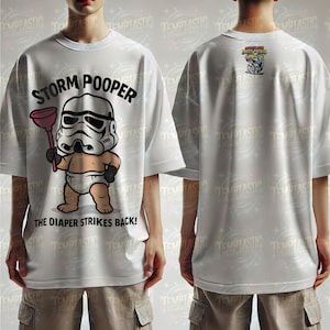 Storm Pooper Tee & Sticker Set – “the Diaper Strikes Back ...