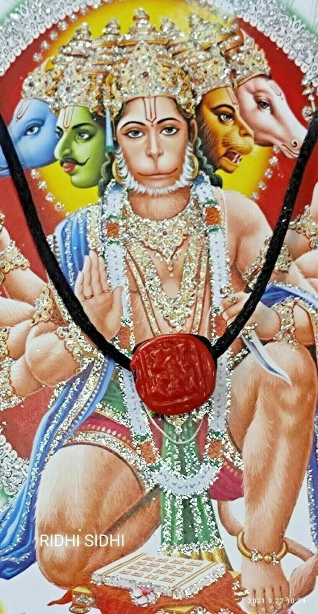 Hindu God Hanuman Temple Balaji Powerful Locket Protection From Evil ...