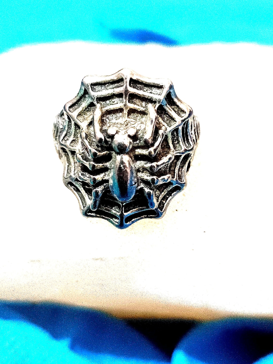 Spider Web Ring: Luck Amulet - Etsy