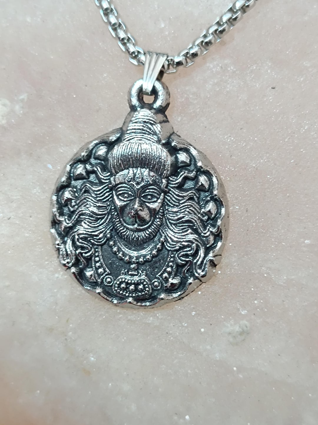 Hindu God Hanuman Temple Balaji Powerful Locket Protection From Evil ...