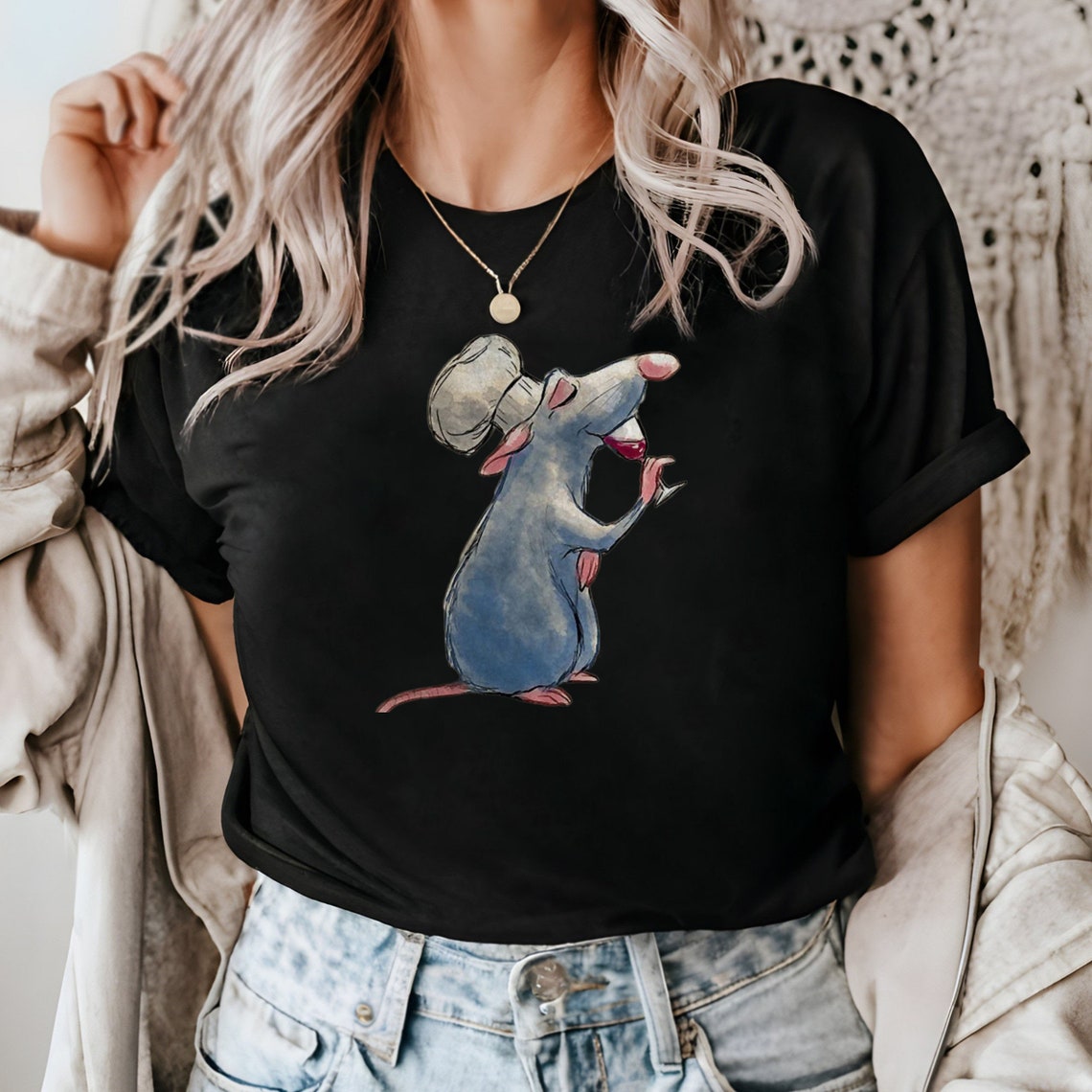 Funny Mouse Drinking T-shirt, Mouse Lovers Shirt, Rat Shirt, Cute Rat ...