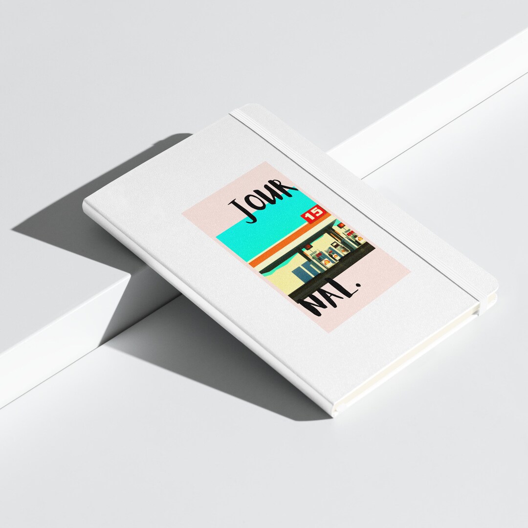 GAS STATION #5. Hardcover Bound Notebook. Street Art Prints, Mid ...