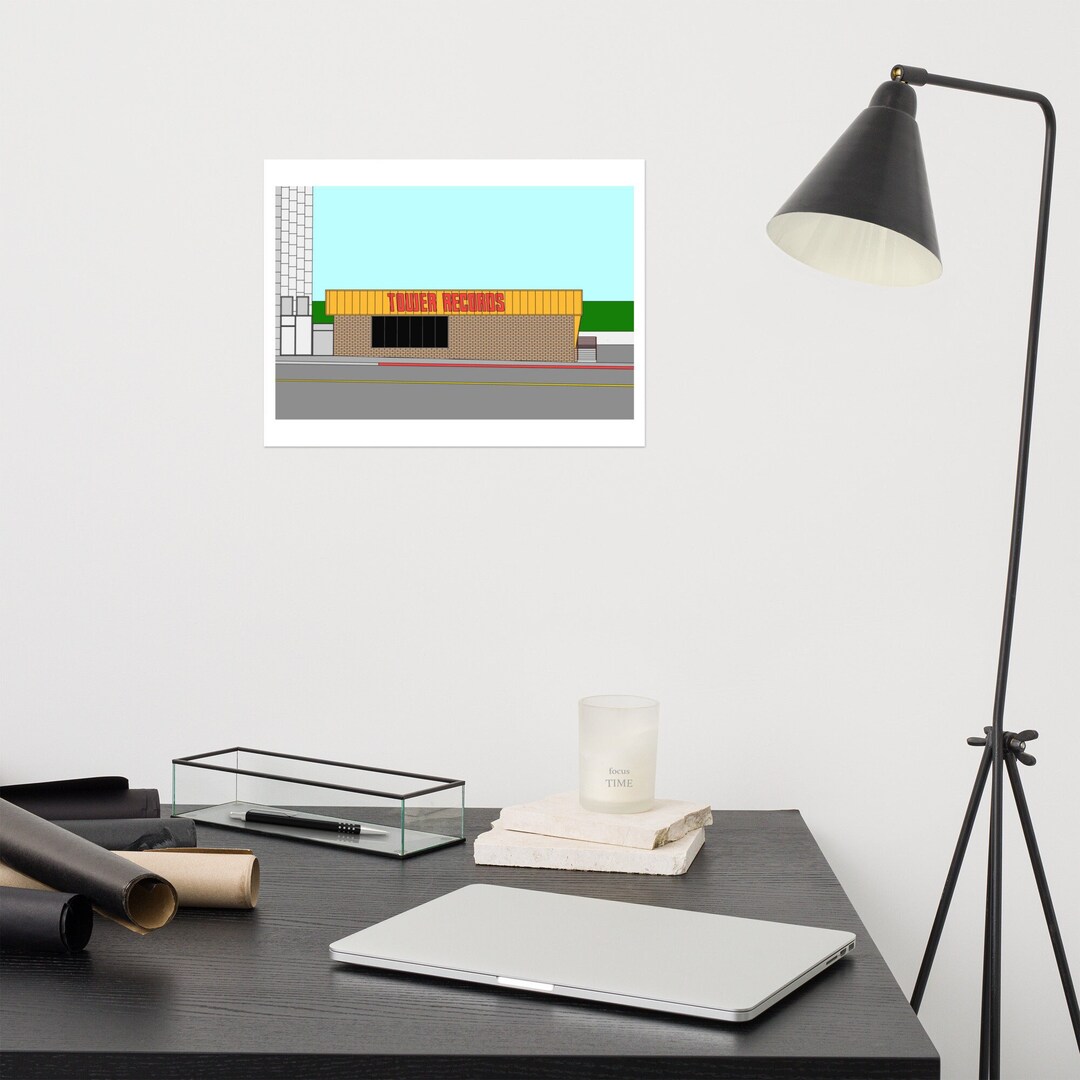 TOWER RECORDS. Poster - Etsy