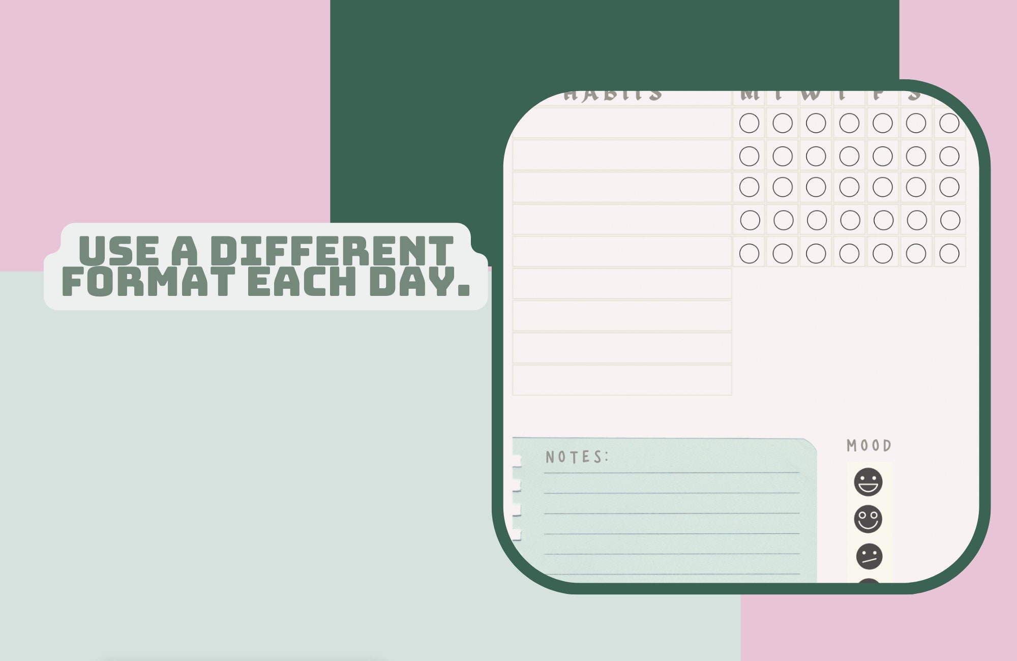 Aesthetic Daily Planner Printables, Weekly Planner, Daily Planning ...