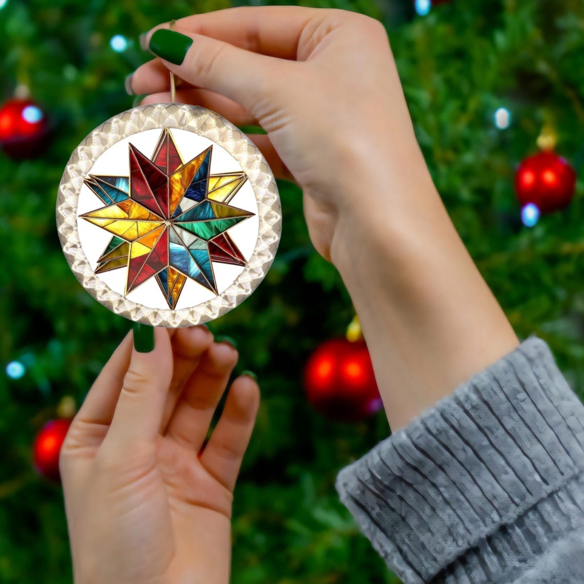 Filipino Parol Christmas Star Decor, Holiday Decoration, Tree Ornament ...