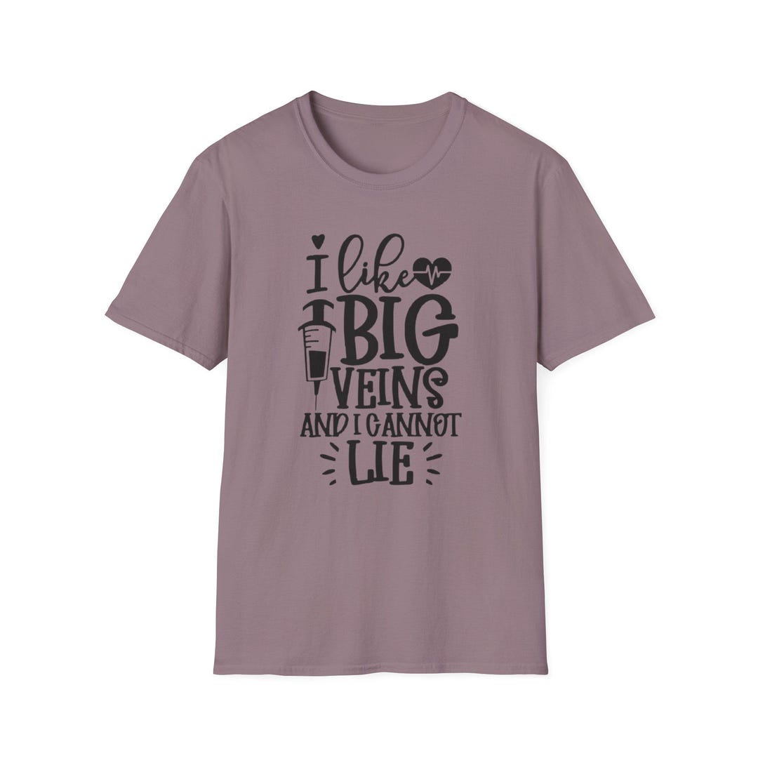 Funny Veins Lover Unisex Softstyle T-shirt, Vein Enthusiast Tee ...