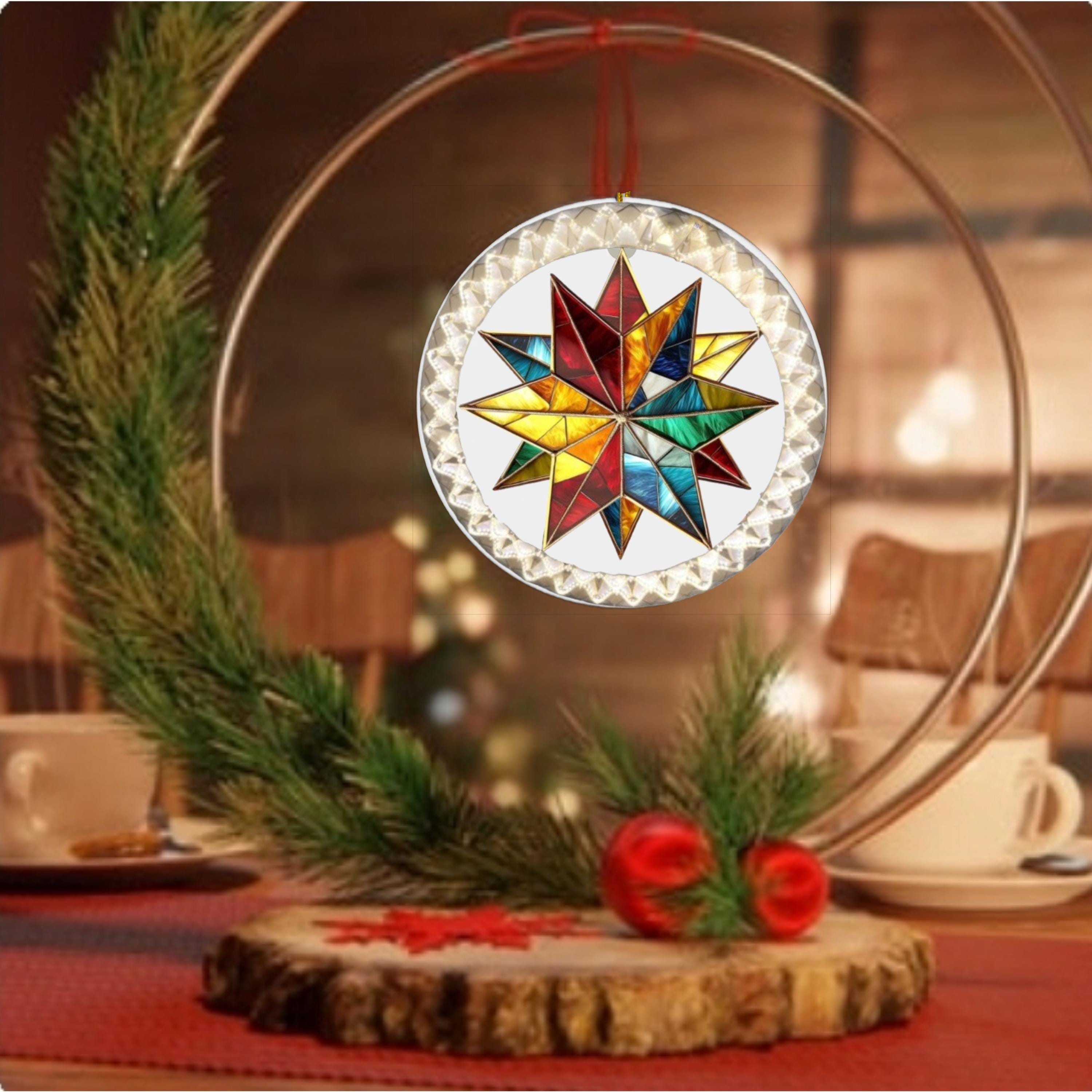 Filipino Parol Christmas Star Decor, Holiday Decoration, Tree Ornament ...