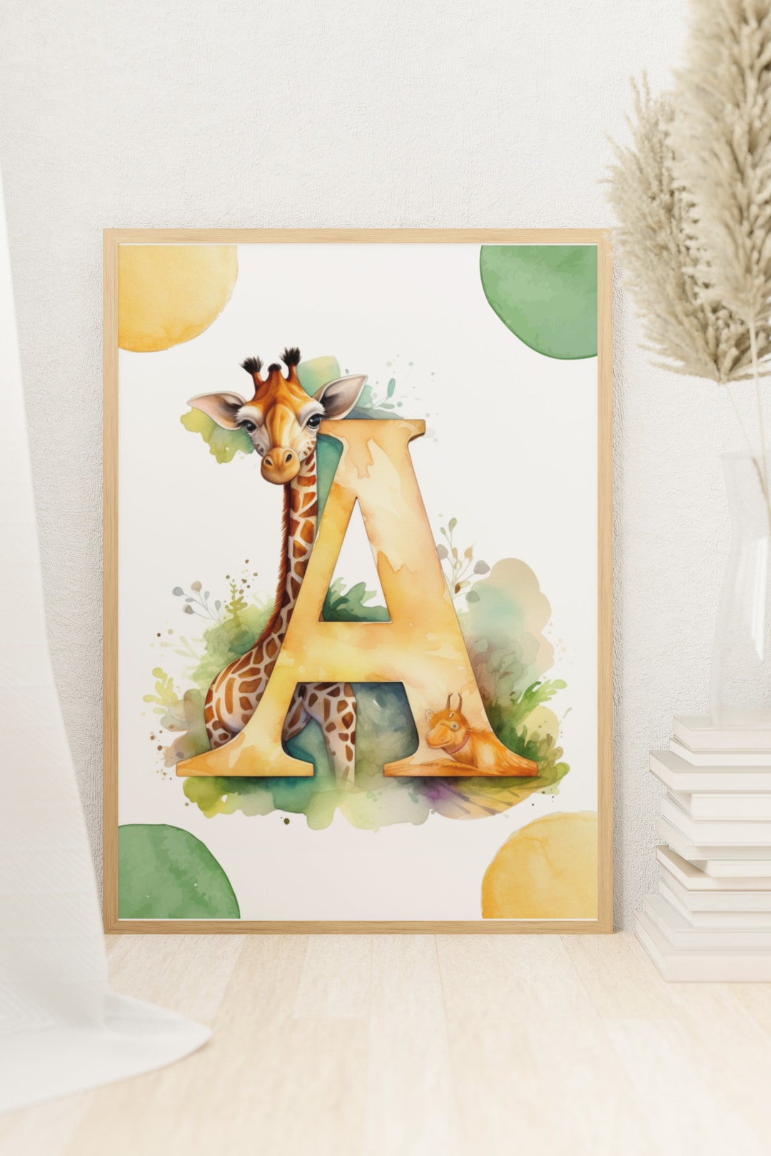 Personalized Initial Print, Personalized Initial, Initial Children's ...