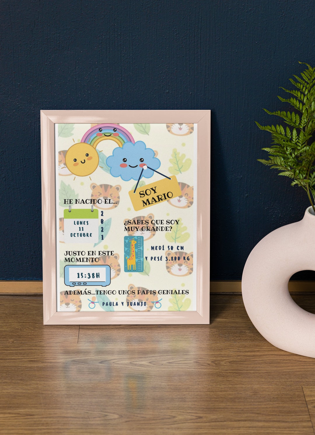 Birth Print Birth Print Baby Birth Personalized Baby Birth Print ...