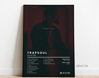 Bryson Tiller - TRAPSOUL - Album Cover Poster - Etsy
