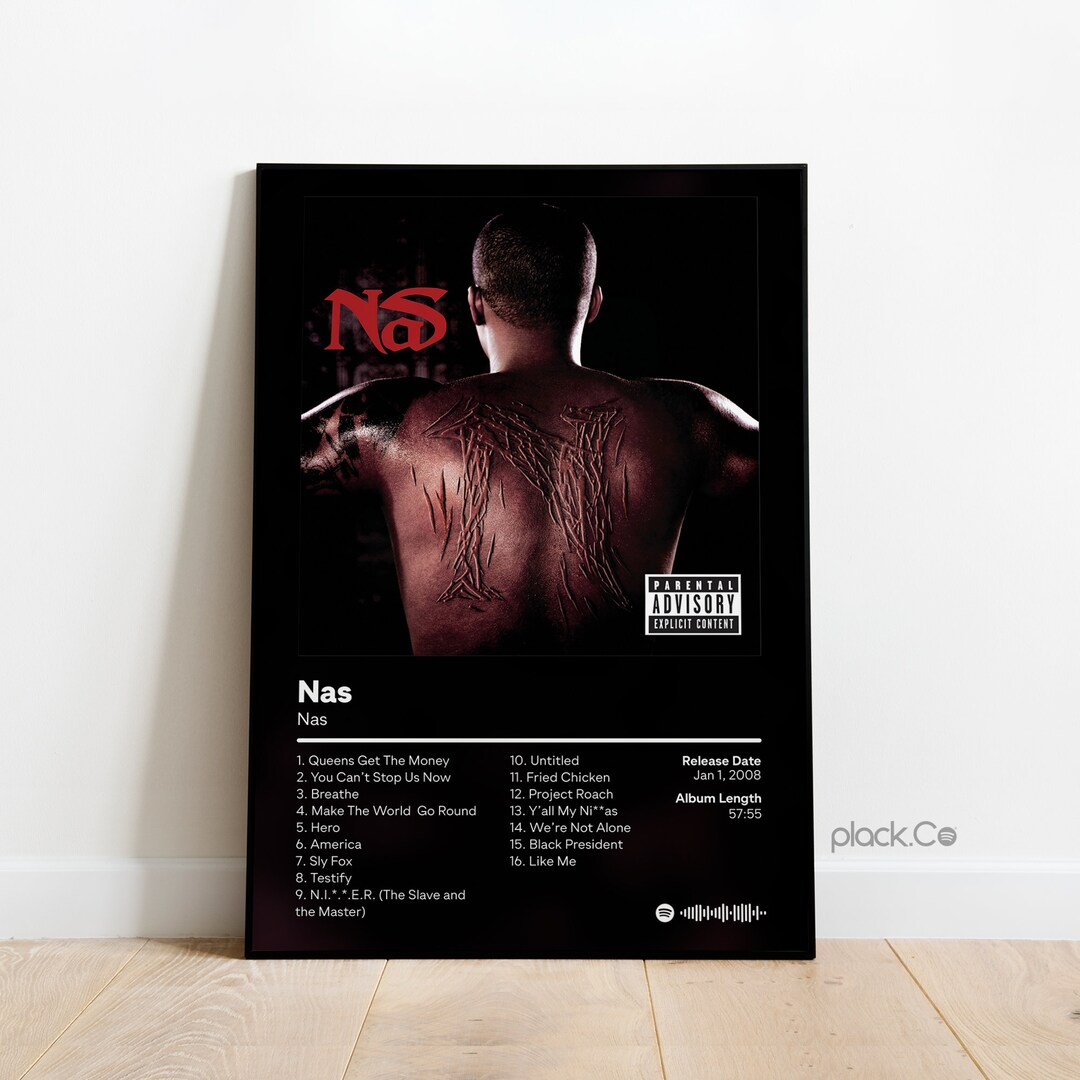 Nas - Custom Album Poster - Nas Poster - Custom Album - Hip Hop Album ...