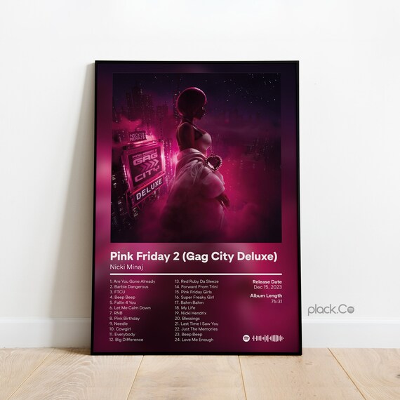 Nicki Minaj Pink Friday Deluxe Album Cover Stats Of Minaj On X: