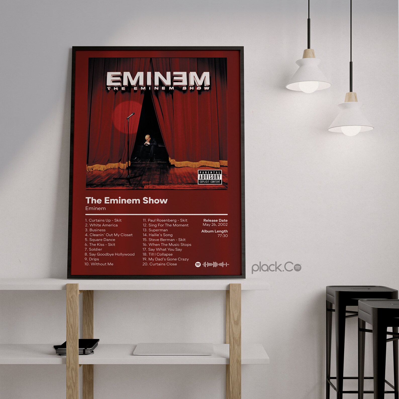 Eminem the Eminem Show Custom Album Poster Hip Hop Wall Art ...
