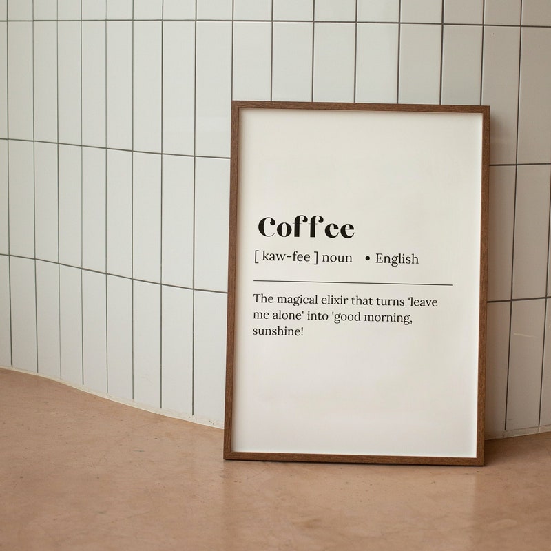 Coffee Word Art - Etsy