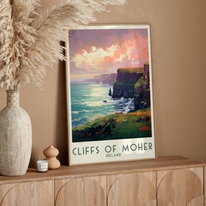 Cliffs of Moher Travel Print, Ireland Print, Ireland, Home Decor,wall ...