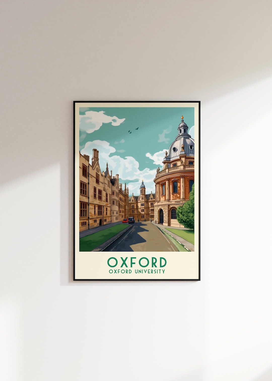 Oxford Travel Print, Englan Print, United Kingdom, Home Decor, Wall Art ...