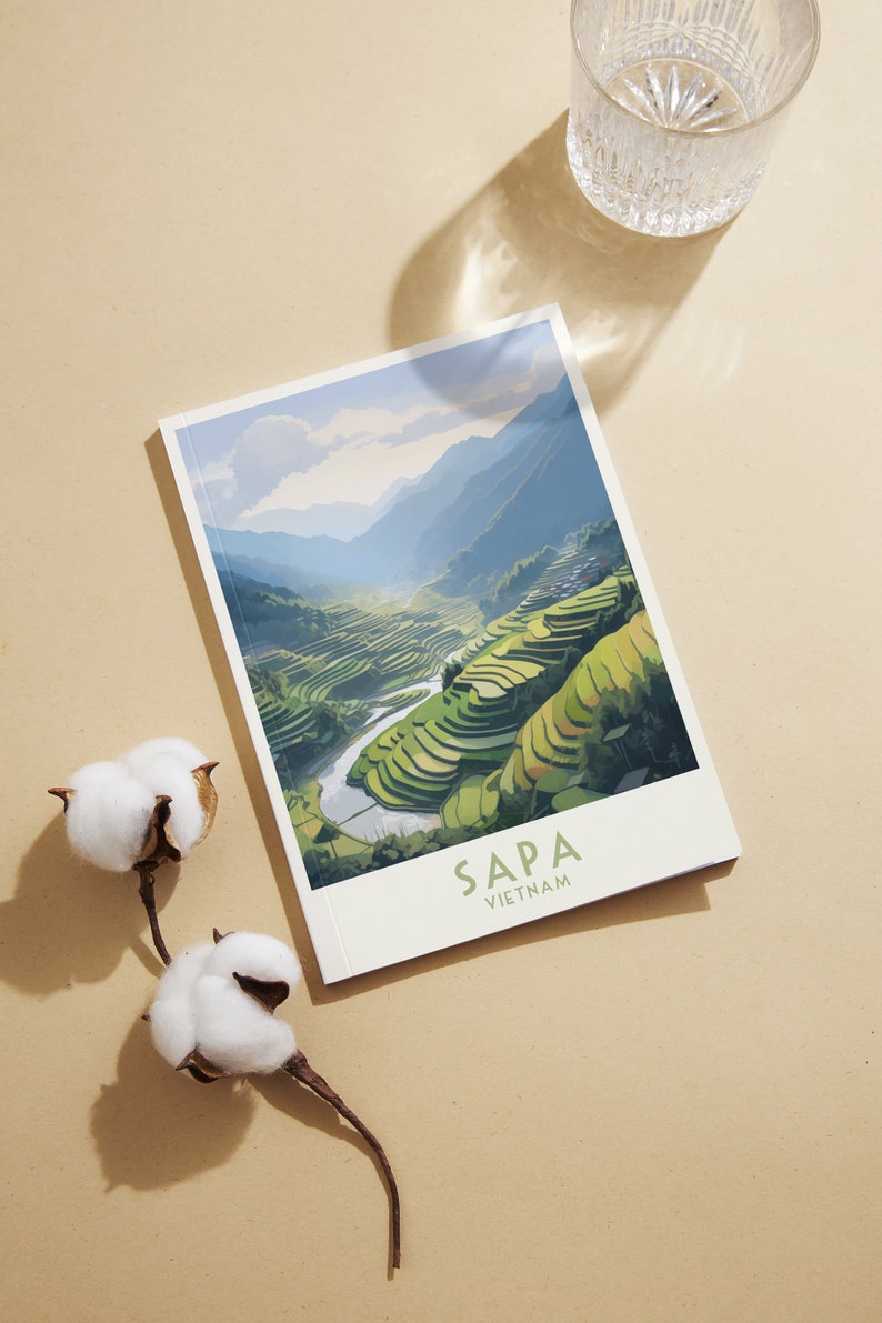 Sapa Travel Print, Vietnam Print, Vietnam, Home Decor, Wall Art ...