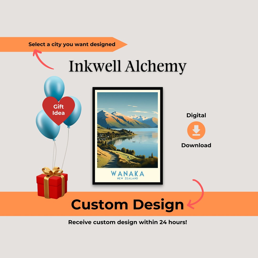 Custom Travel Poster, Travel Posters, Money Saving Offers, Travel Gifts ...