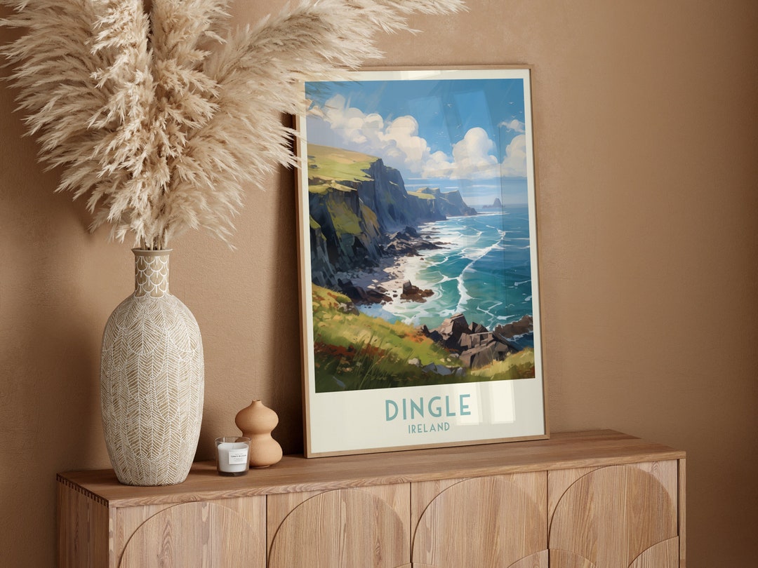 Dingle Travel Print, Ireland Print, Ireland, Home Decor, Wall Art ...