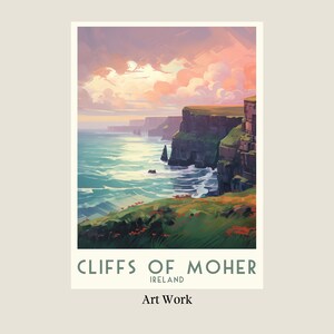 Cliffs of Moher Travel Print, Ireland Print, Ireland, Home Decor,wall ...