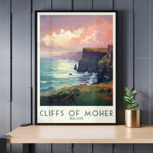 Cliffs of Moher Travel Print, Ireland Print, Ireland, Home Decor,wall ...