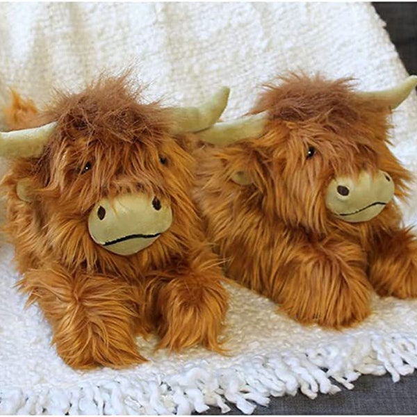 Highland Cow Slippers - Etsy