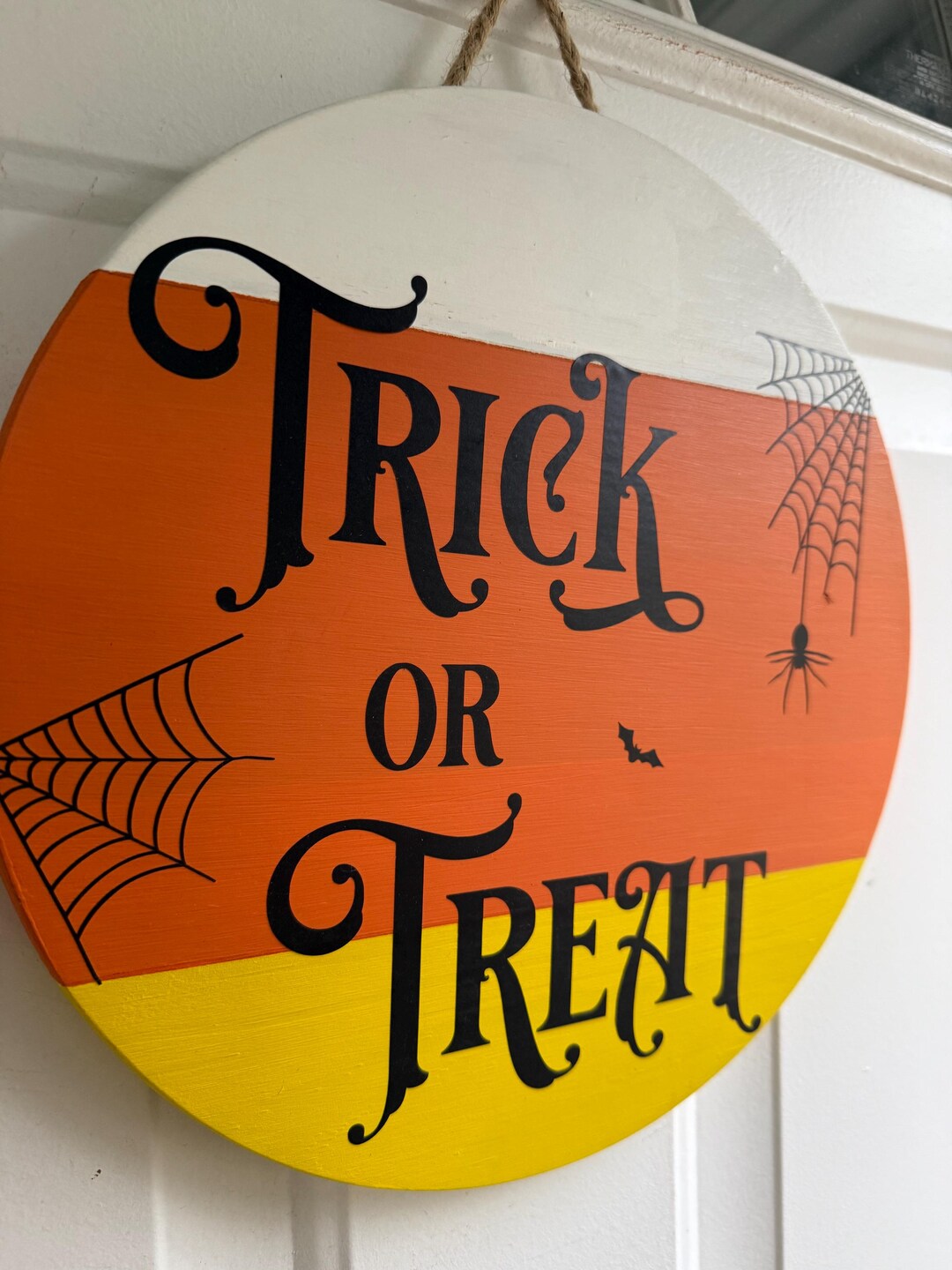 12” Wood Door Hanger, "trick or Treat" - Etsy