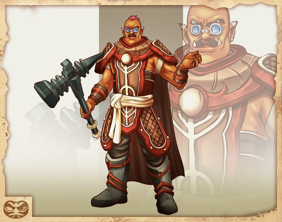 Personalized DND Character Commission Custom DND Character - Etsy