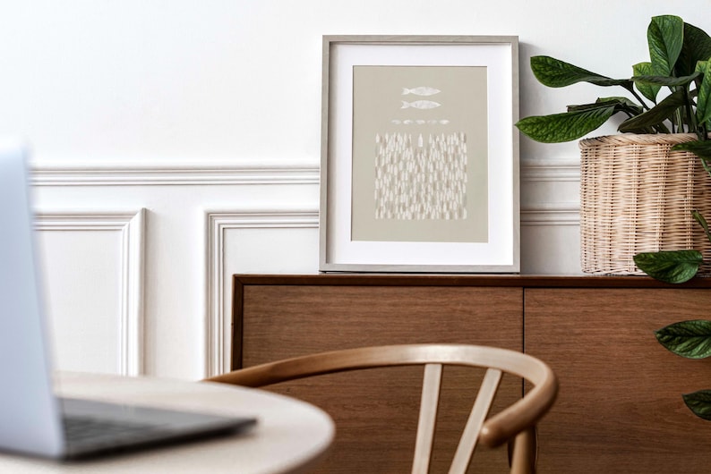 Catholic Art: Jesus Feeds the 5000, Subtle Christian Wall Art Print in ...