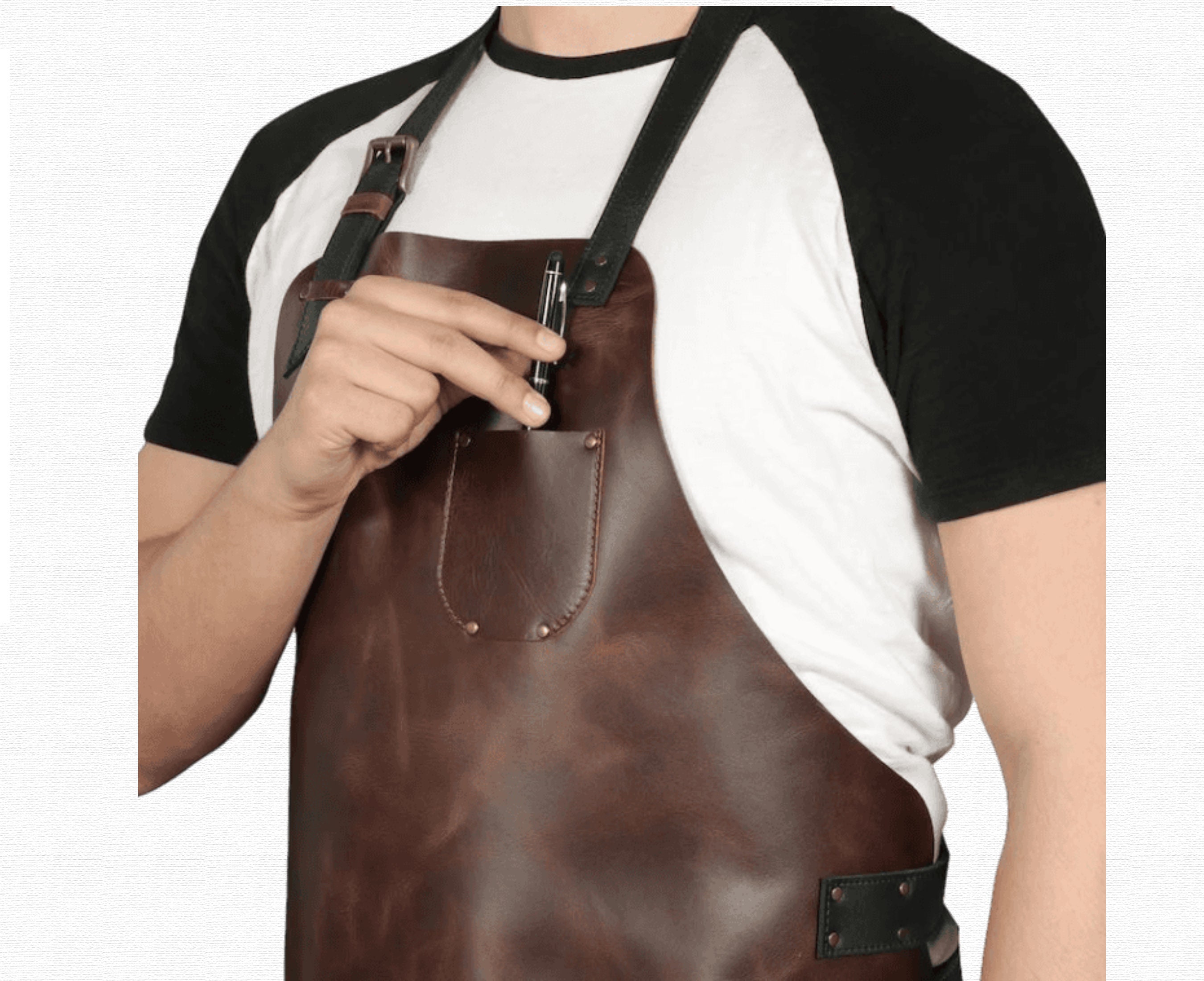 Unisex Woodworking Apron Personalized Leather Apron - Etsy