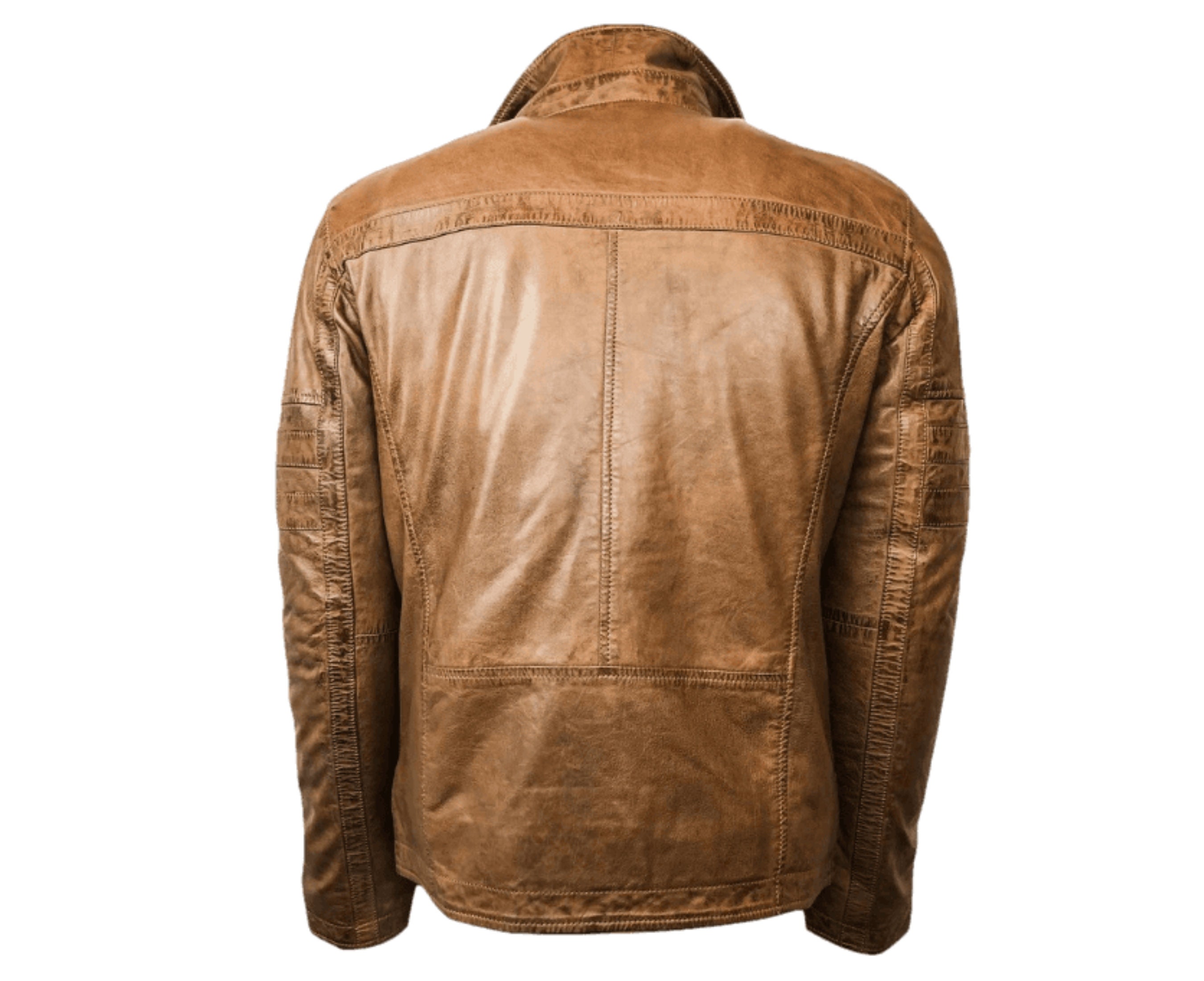 Lamb Leather Jacket Men Men's Leather Jacket With - Etsy
