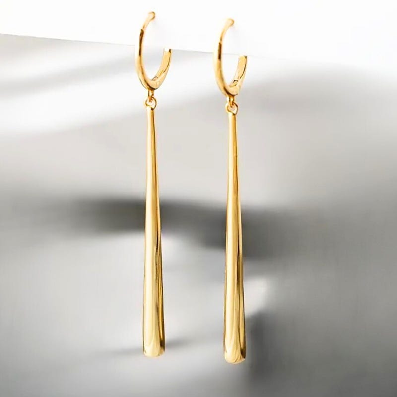 Long Dangle Earrings - Etsy