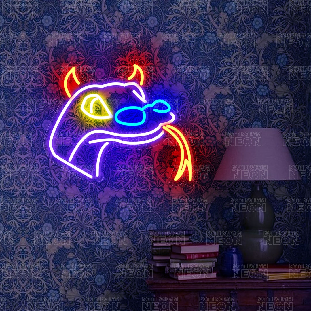 Custom Handmade Led Neon Sign Now Trendy Decoration Home Room Etsy