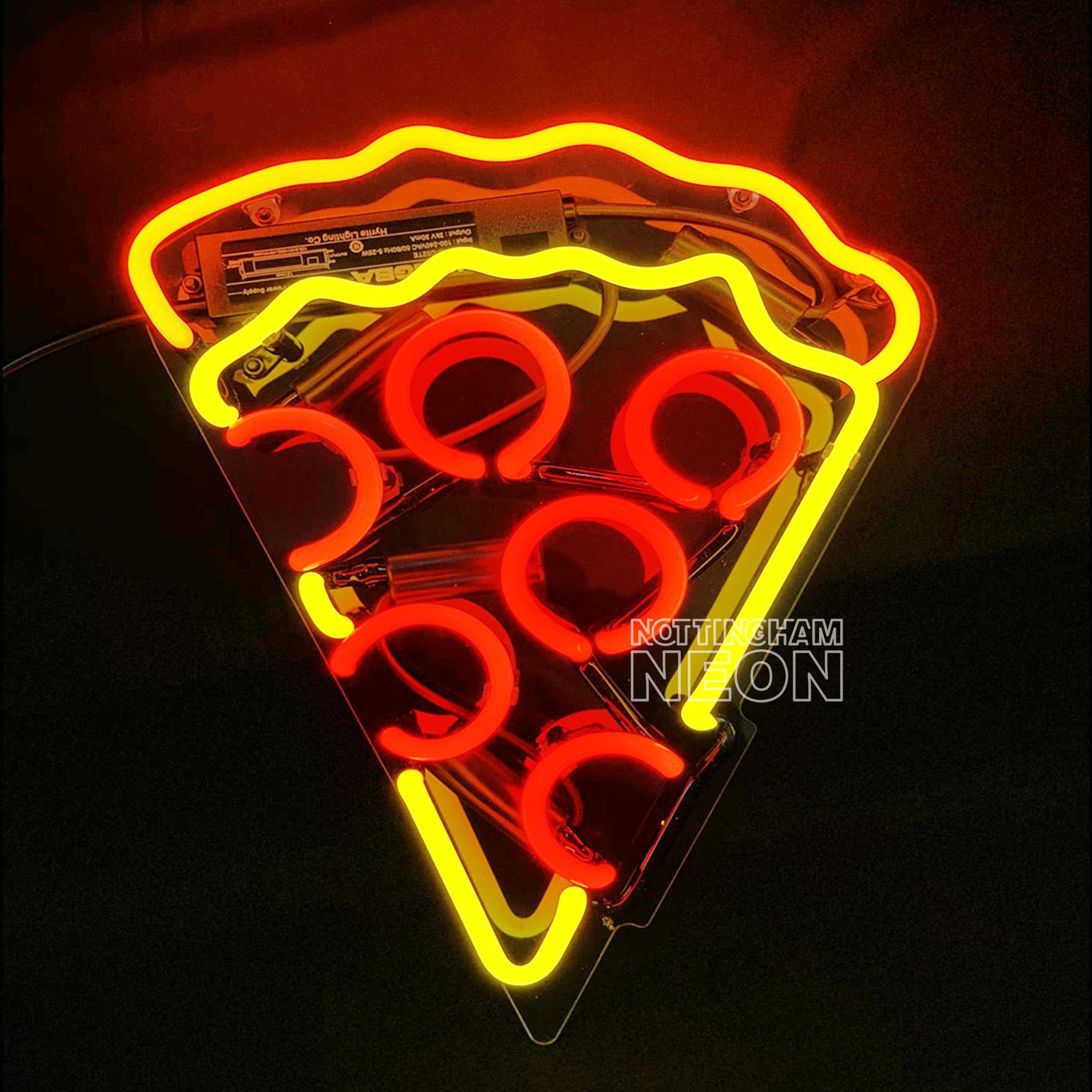 Pizza Neon Signs Personalized Gifts Custom Handbend Gas Filled Display ...