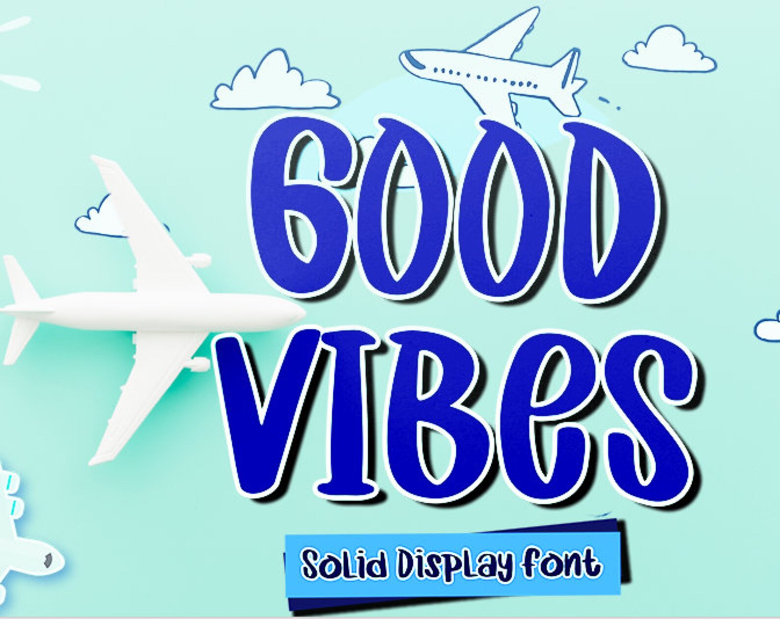 Good Vibes Font, Basic Font, Modern Font - Etsy